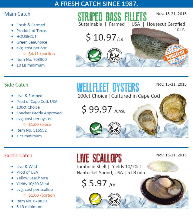 a fresh catch fish and seafood feature 2015.11.15