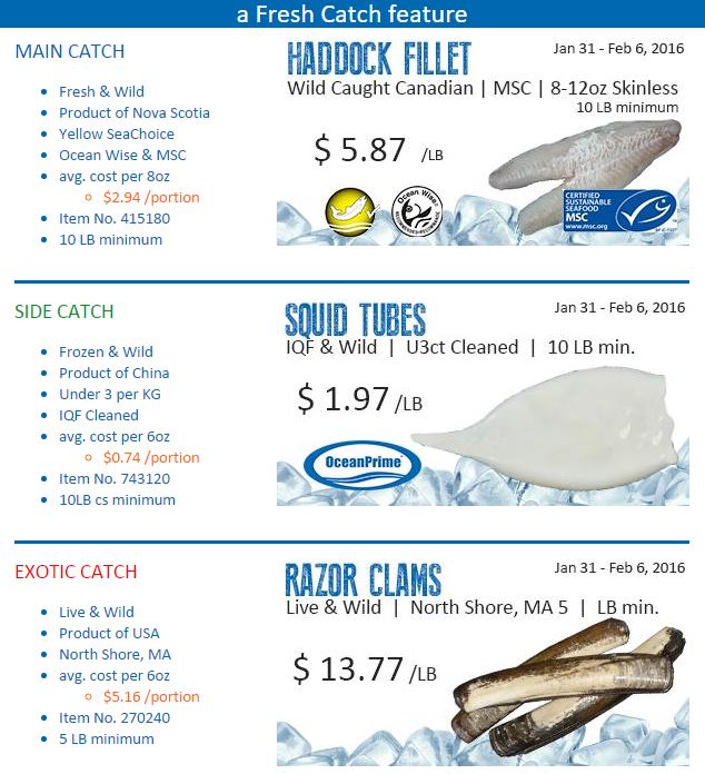 a fresh catch fish seafood 2016-01-31