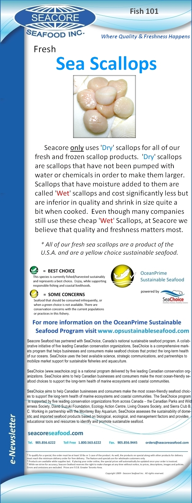 Look out for our new feature - Seacore's Fish 101. It will give you ...